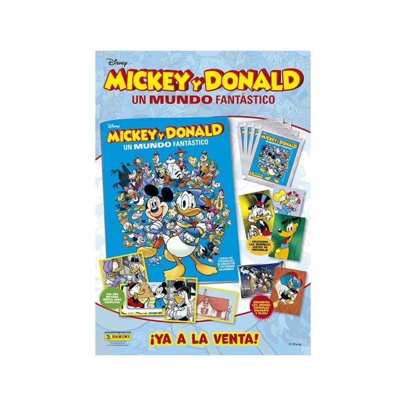 Starter Pack Megapack carton Disney Mickey y sus amigos de Panini Cromos