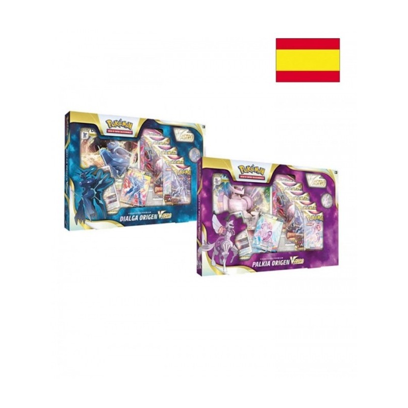 Coleccion Dialga y Palkia PREMIUM BOX Espada y Escudo 11 Origen Perdido ...