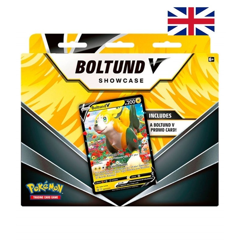 Colección Boltund V Showcase Box . Inglés. Pokemon TCG Pokemon TCG