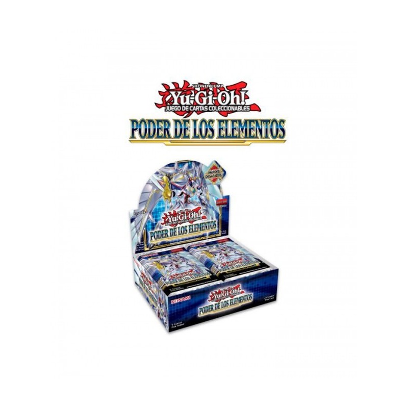 Caja de Sobres (24 sobres) Poder de los Elementos Español cartas Yu-Gi-Oh Yu-Gi-Oh!