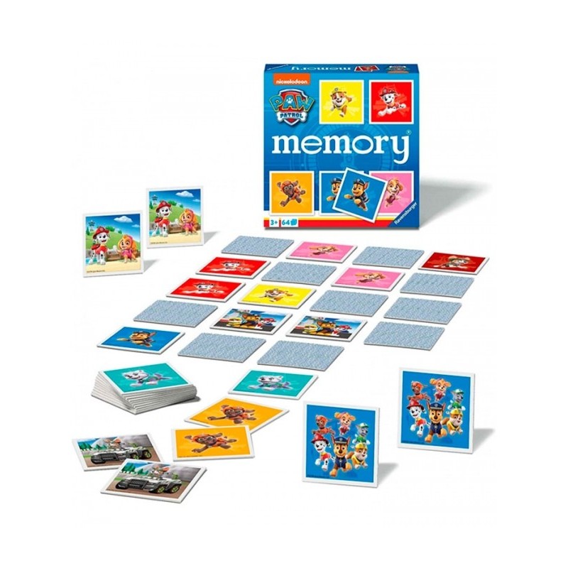Memory® Paw Patrol Juego de Cartas Ravensburger Juegos de cartas