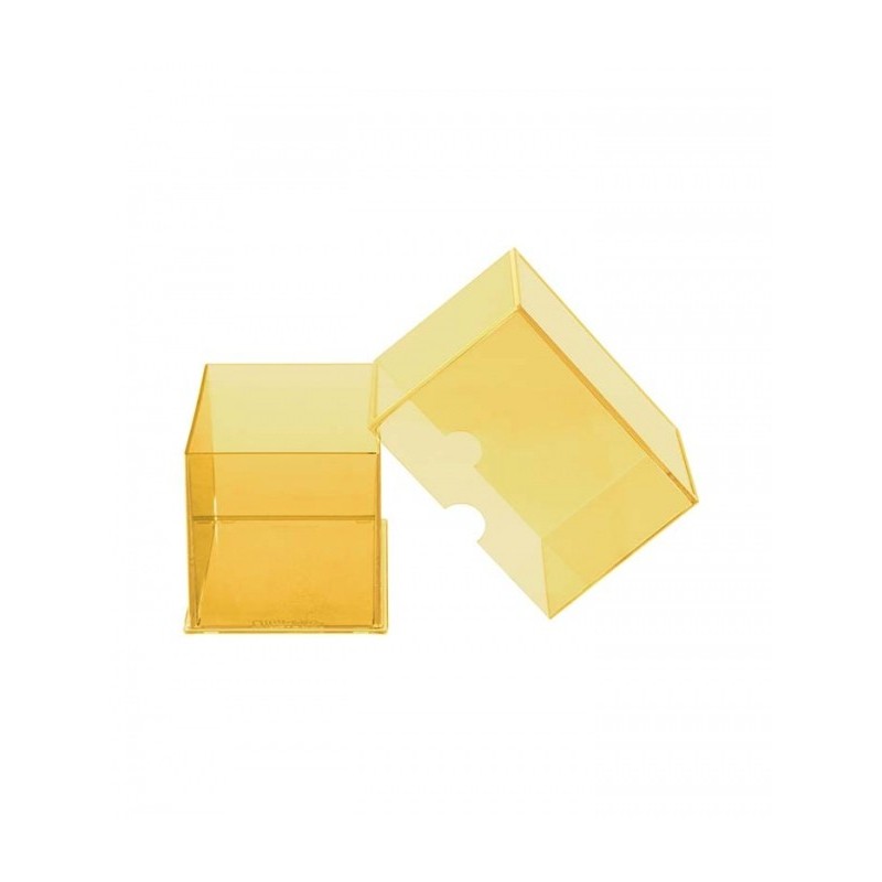 Caja de mazo para cartas Eclipse de 2 piezas Deck Box Lemon Yellow amarillo Ultra Pro Caja de mazo
