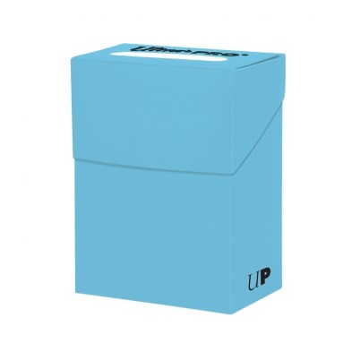 Caja de mazo Deck Box New Solid Azul Claro Ultra Pro. Caja de mazo