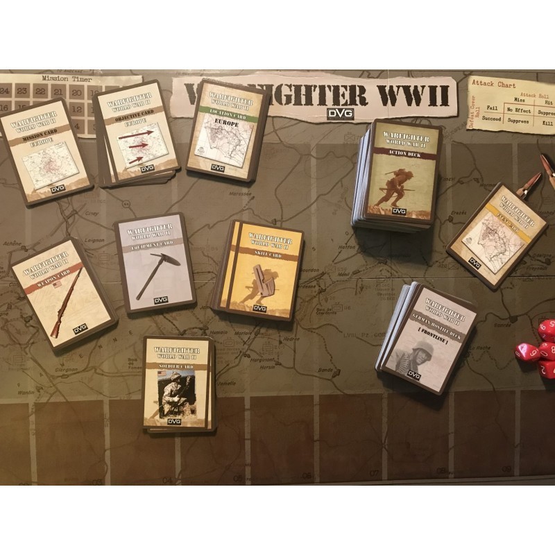 Warfighter: 2ª Guerra Mundial Juego de Tablero