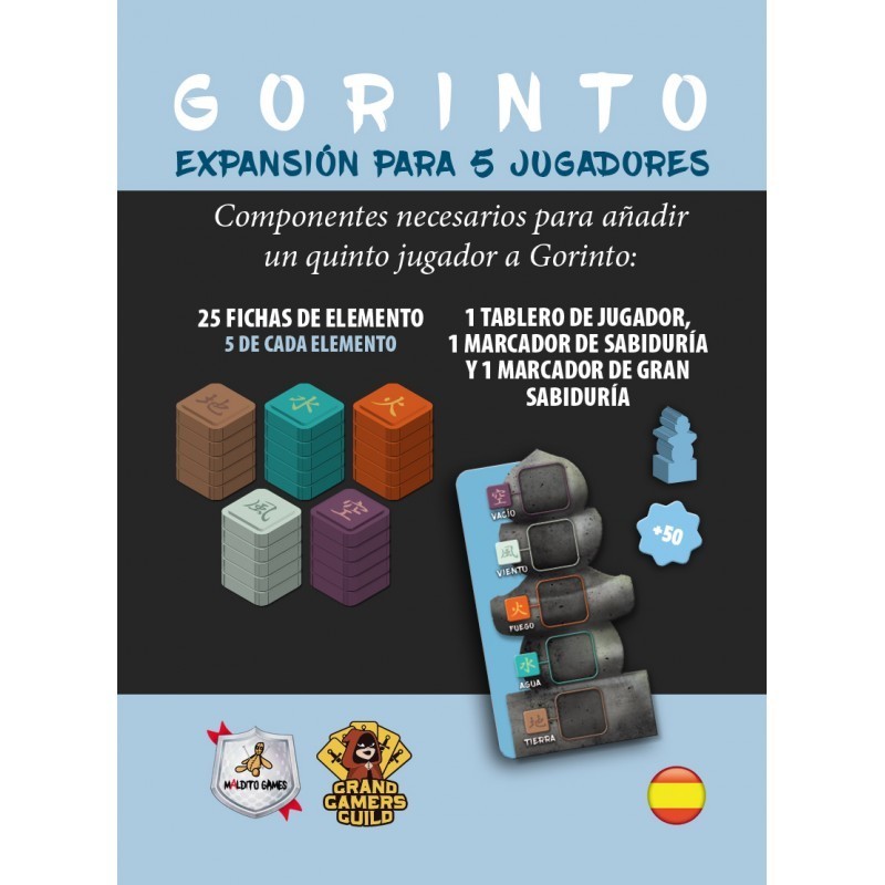 Gorinto - Pack Expansión para 5 jugadores + Dragón (ESPT) Juegos de ...