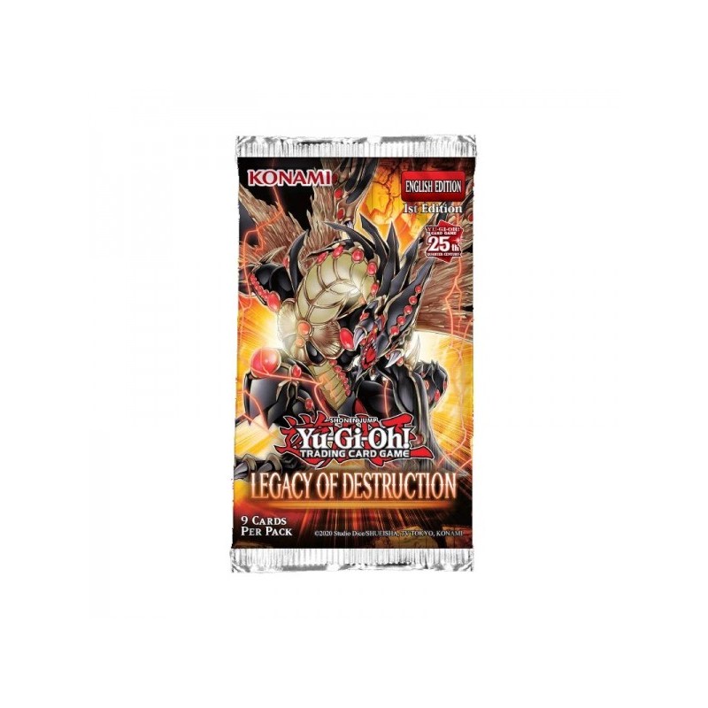 Caja de sobres (24 sobres) Legacy Of Destruction Español - Yu-Gi-Oh - Konami Yu-Gi-Oh!