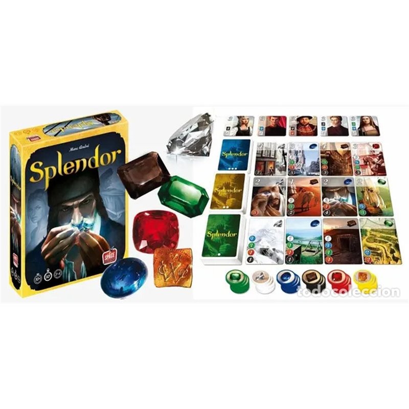 Splendor Juego de Mesa Comprar Online | DadoCritico.Es