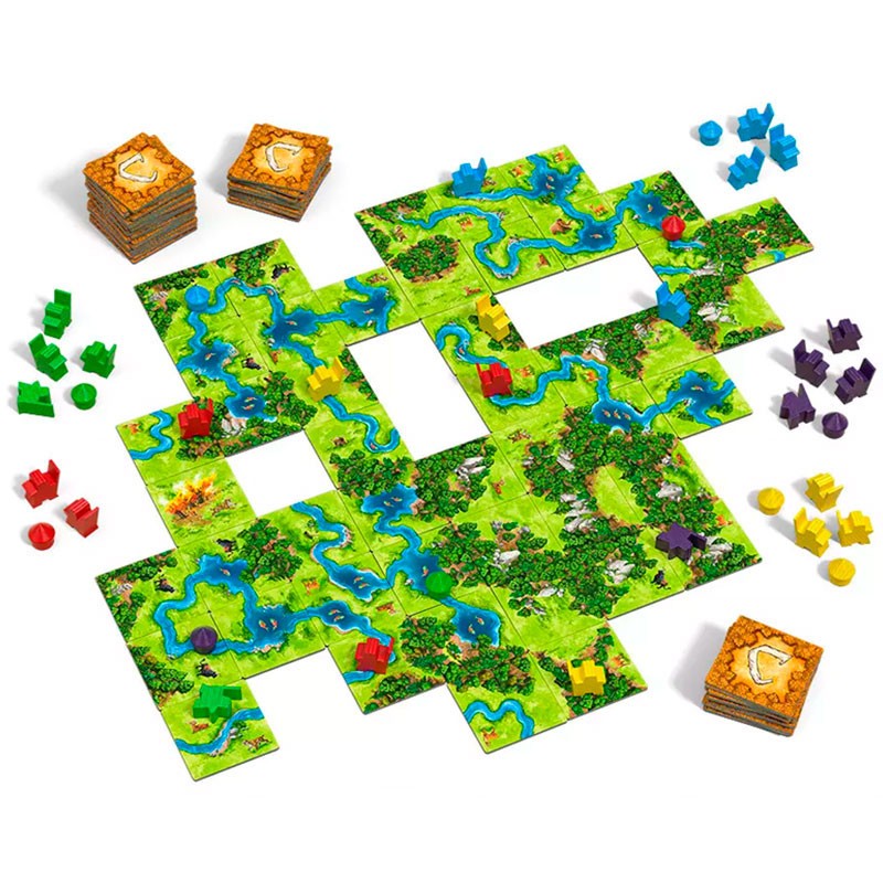 Carcassonne - Cazadores Y Recolectores Juego de tablero