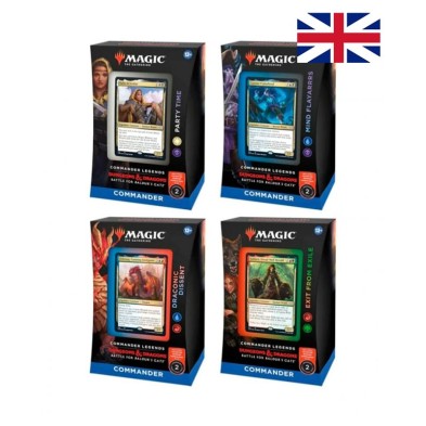 Commander Display (4 Mazos) Commander Legends Baldur's Gate Inglés ...
