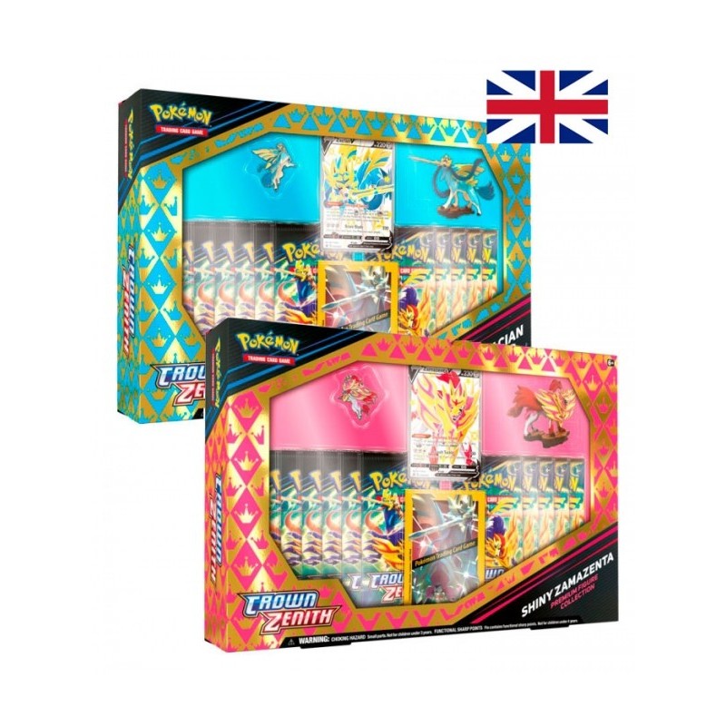 Colección Shiny Zacian/Zamazenta Box (2 unidades) Espada y Escudo 12.5 ...