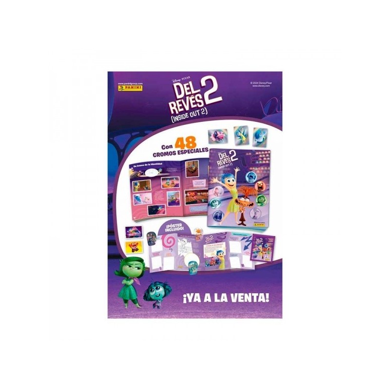 Inside Out 2 (Del Revés 2) Cartón (Album + 4 SOBRES) de Panini Cromos ...