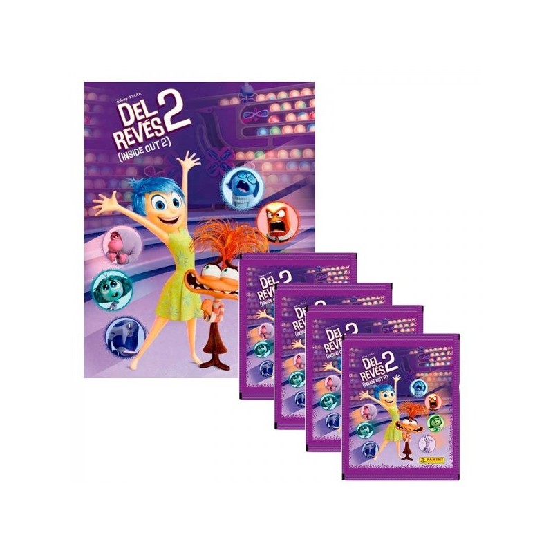 Inside Out 2 (Del Revés 2) Cartón (Album + 4 SOBRES) de Panini Cromos ...