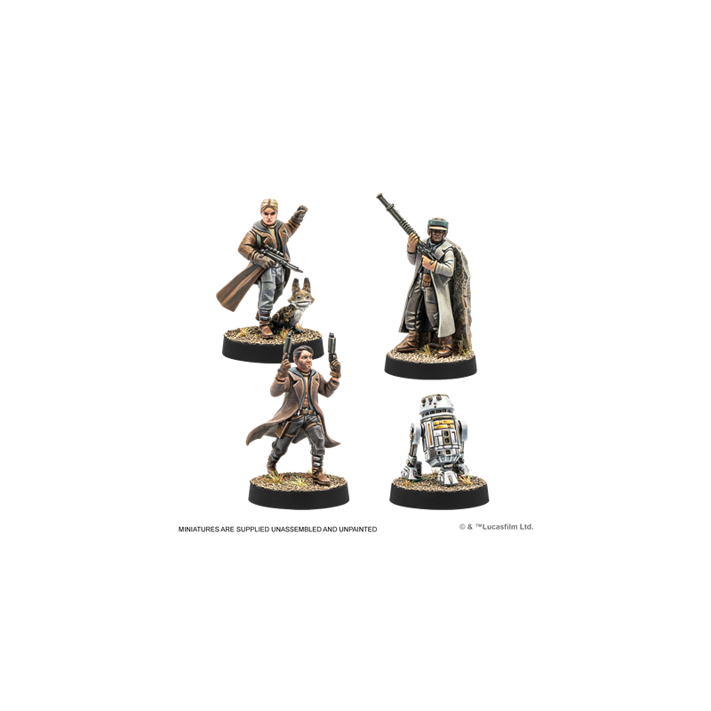 SW Legión: Rebel Sleeper Cell Unit Expansion Juego de Miniaturas