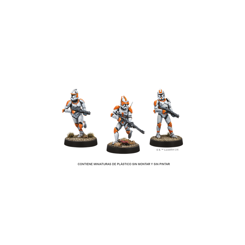 SW Legión: Comandante Clon Cody Juego de Miniaturas