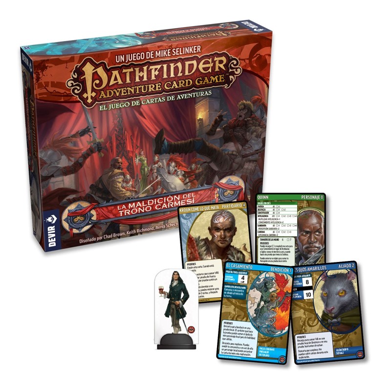 La Maldición del Trono Carmesí - Expansión Juego de Cartas de Aventuras de Pathfinder Juego de ...