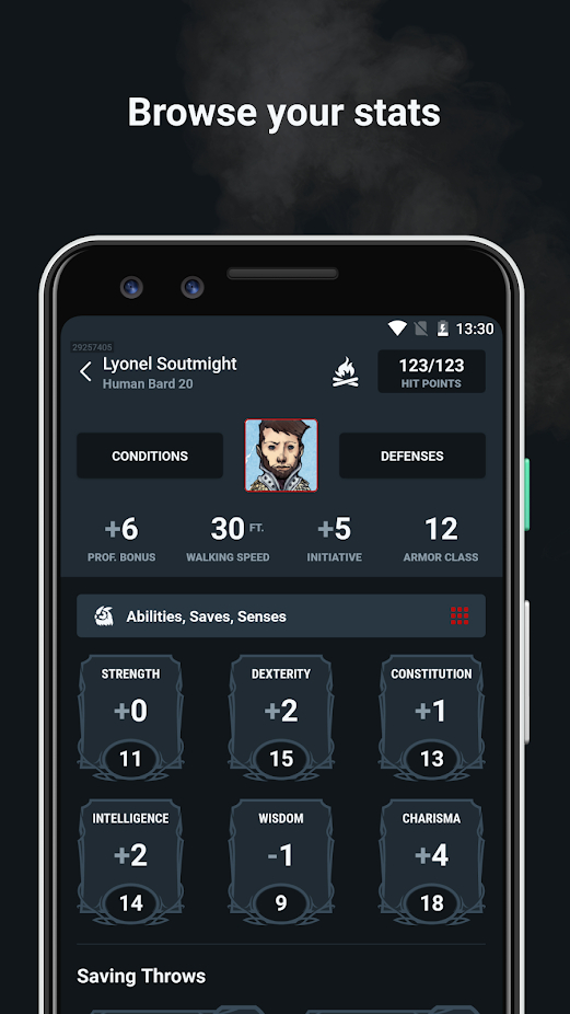 App de D&D con Licencia Beyond Digital Toolset