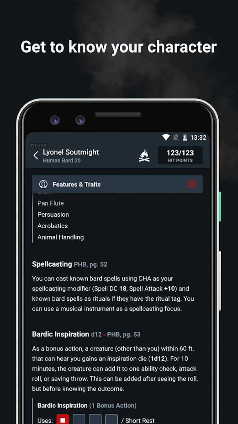 App de D&D con Licencia Beyond Digital Toolset