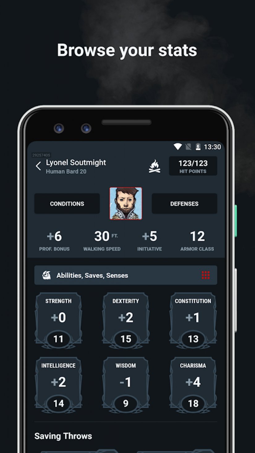 App de D&D con Licencia Beyond Digital Toolset