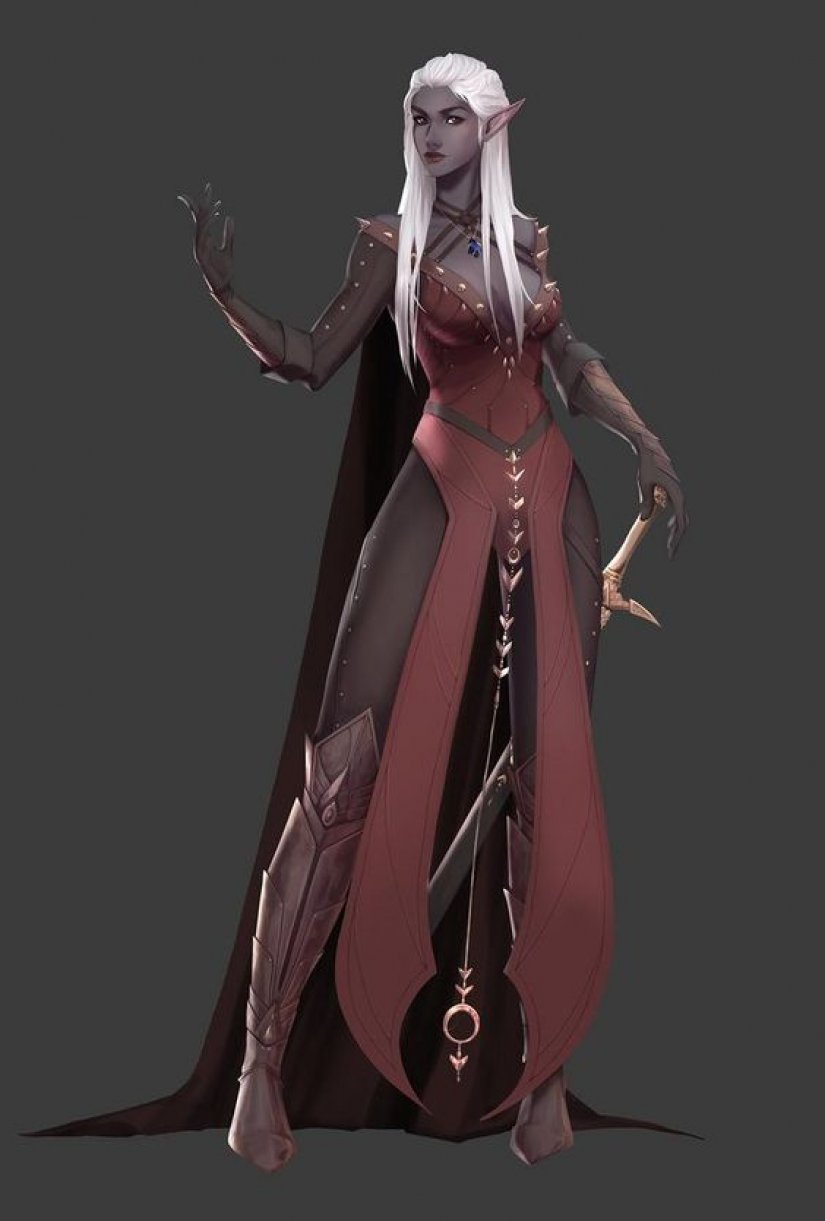 Los Drow Historia, Juegos e Imagenes