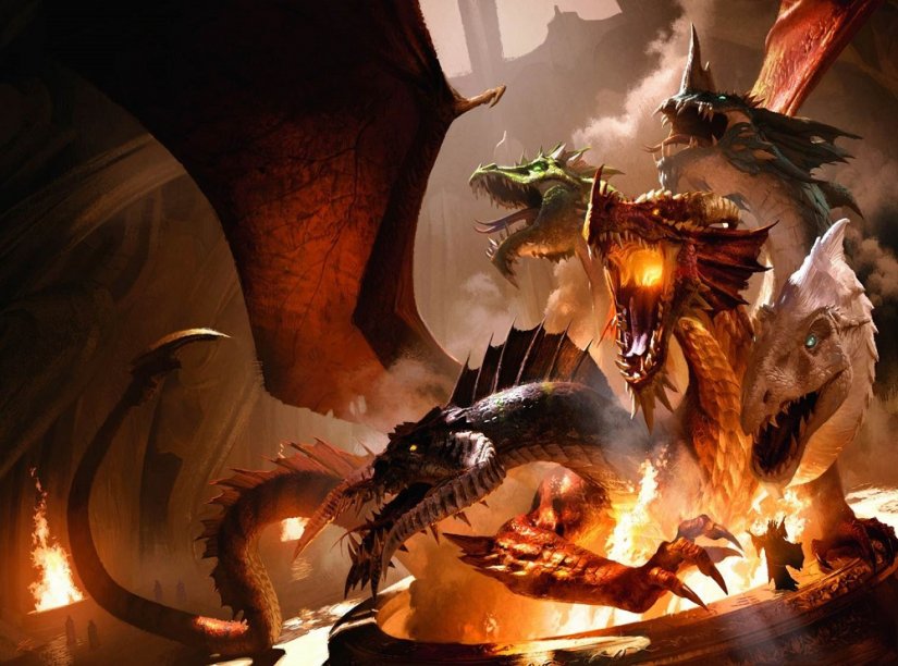 Tiamat D&D la Dragón de múltiples cabezas